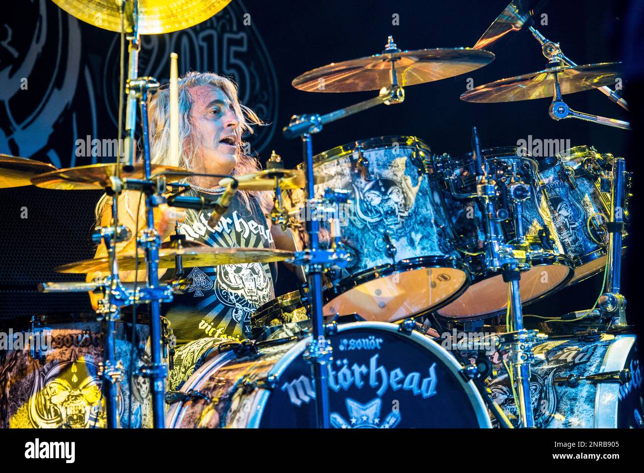 Mikkey Dee of Motorhead performs the 2015 Motorhead MotorBoat cruise ...