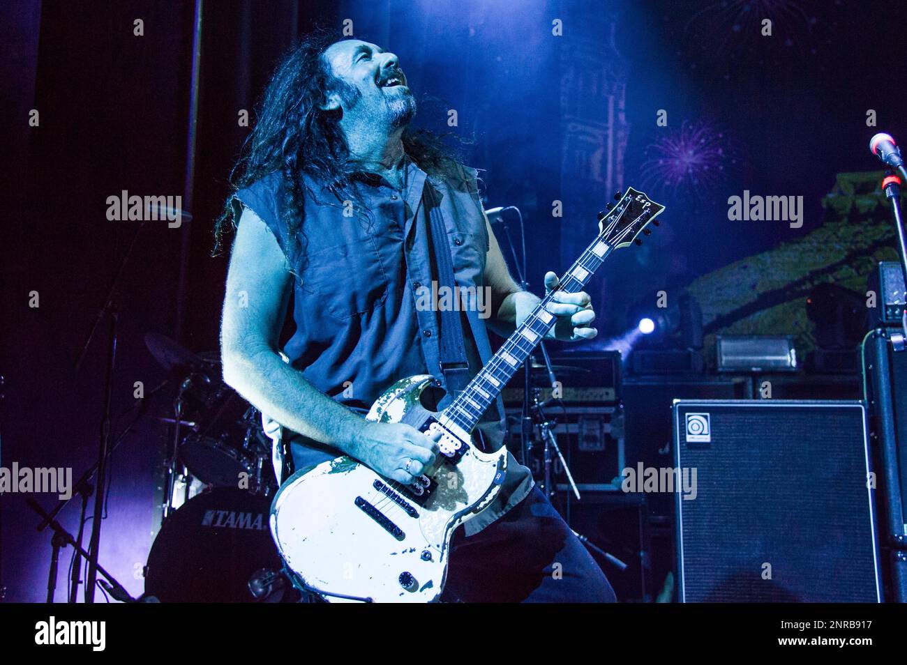 Woody Weatherman of Corrosion of Conformity performs during the 2015 ...