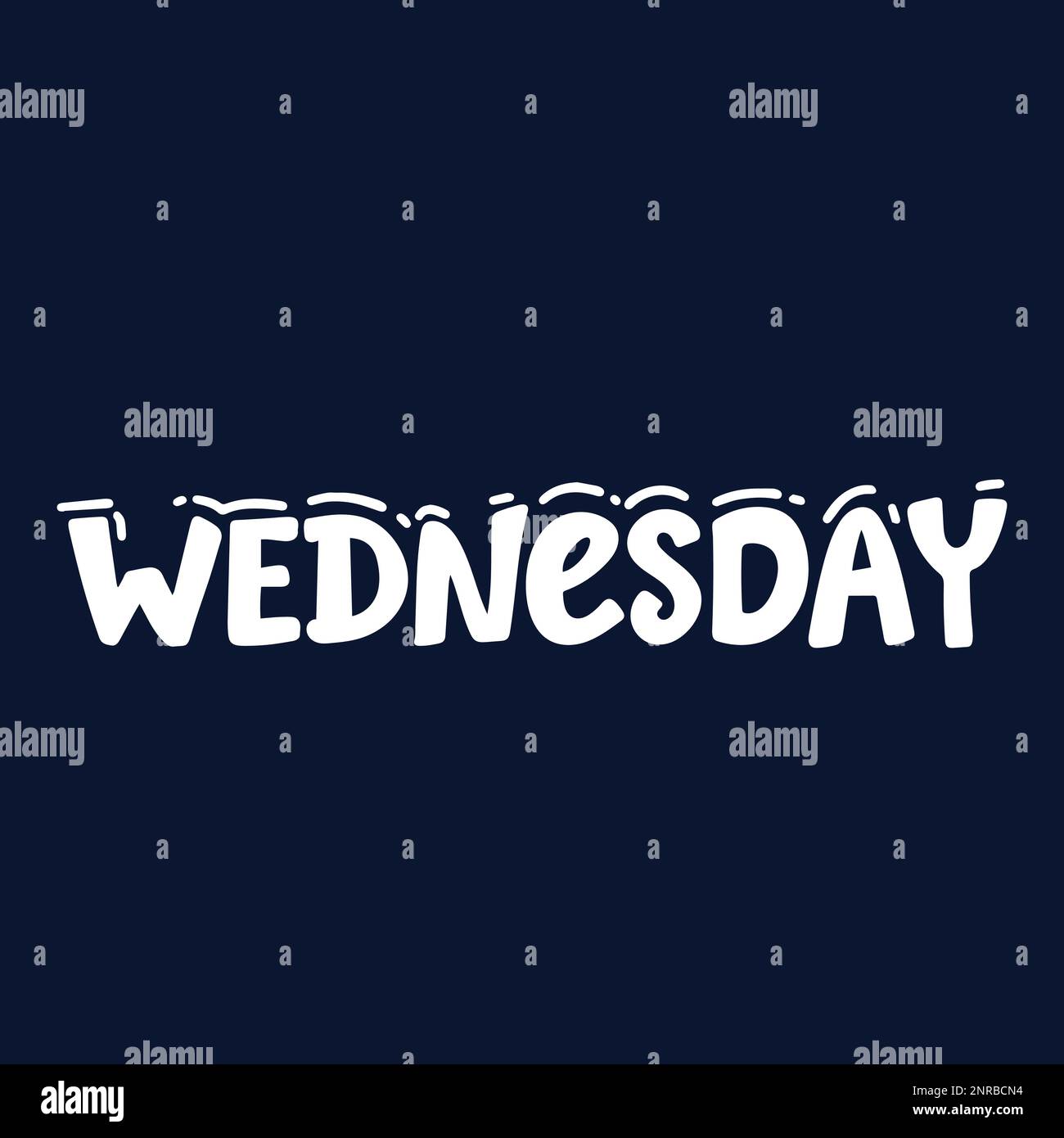 hello wednesday hand drawn design vector art Stock Vector Image & Art ...