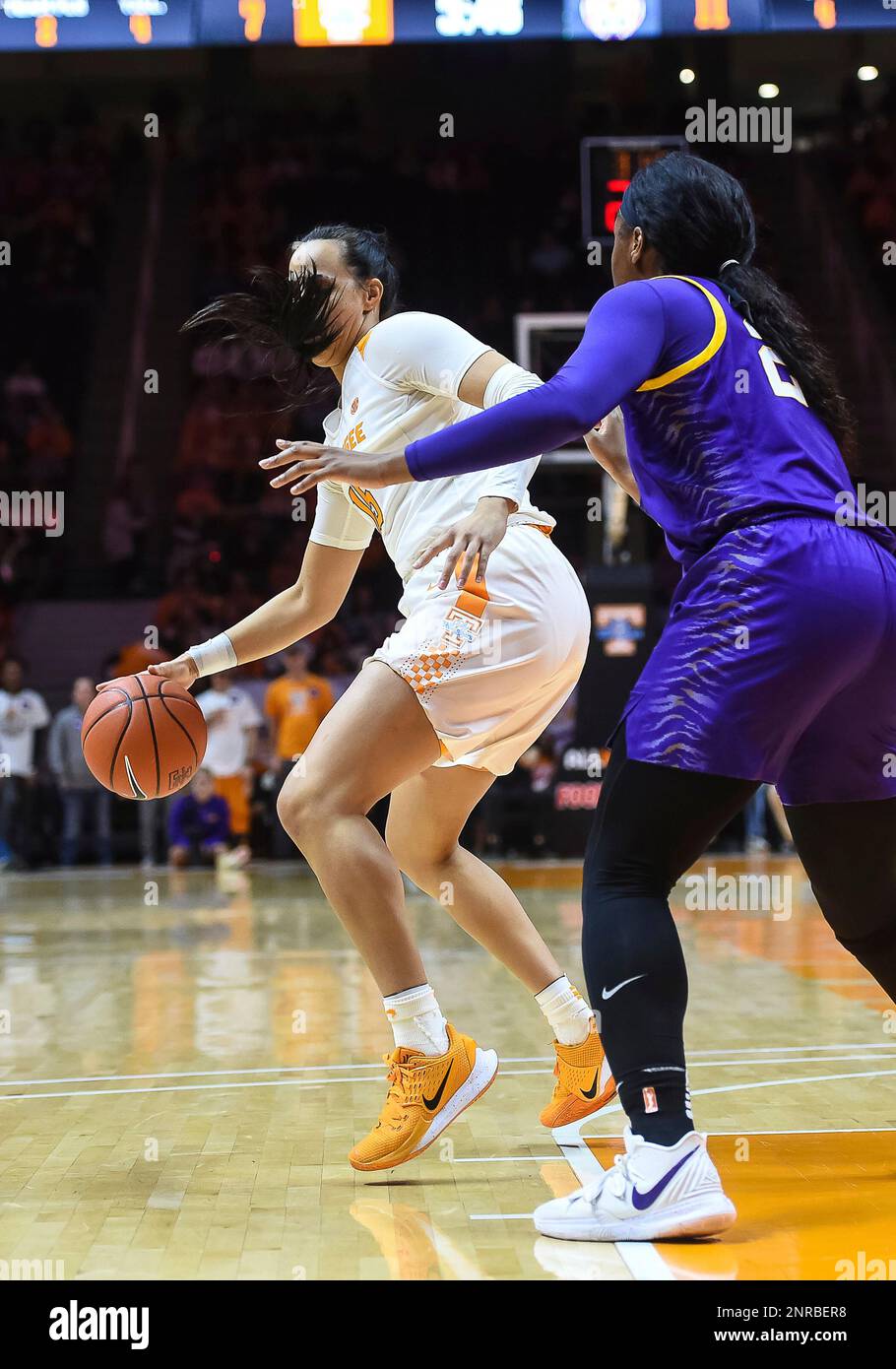 KNOXVILLE, TN - JANUARY 26: Tennessee Lady Vols forward Jaiden McCoy ...