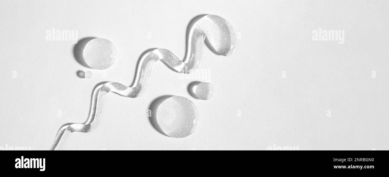 Cosmetic lotion transparent gel drops texture background Stock Photo ...