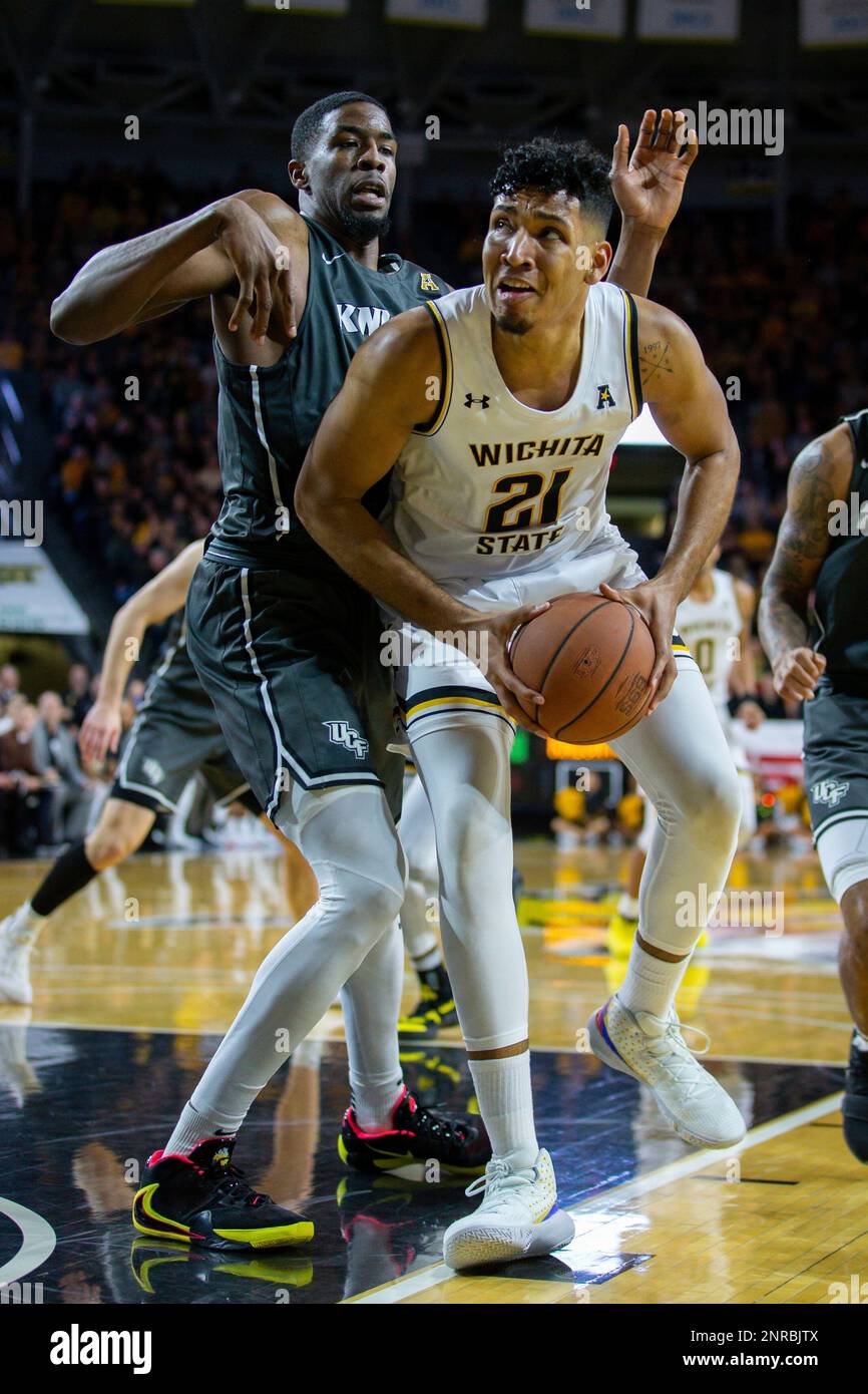 WICHITA, KS - JANUARY 25: Wichita State Shockers center Jaime Echenique ...