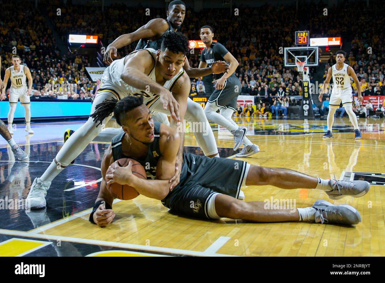 WICHITA, KS - JANUARY 25: UCF Knights guard Dazon Ingram (12) and ...