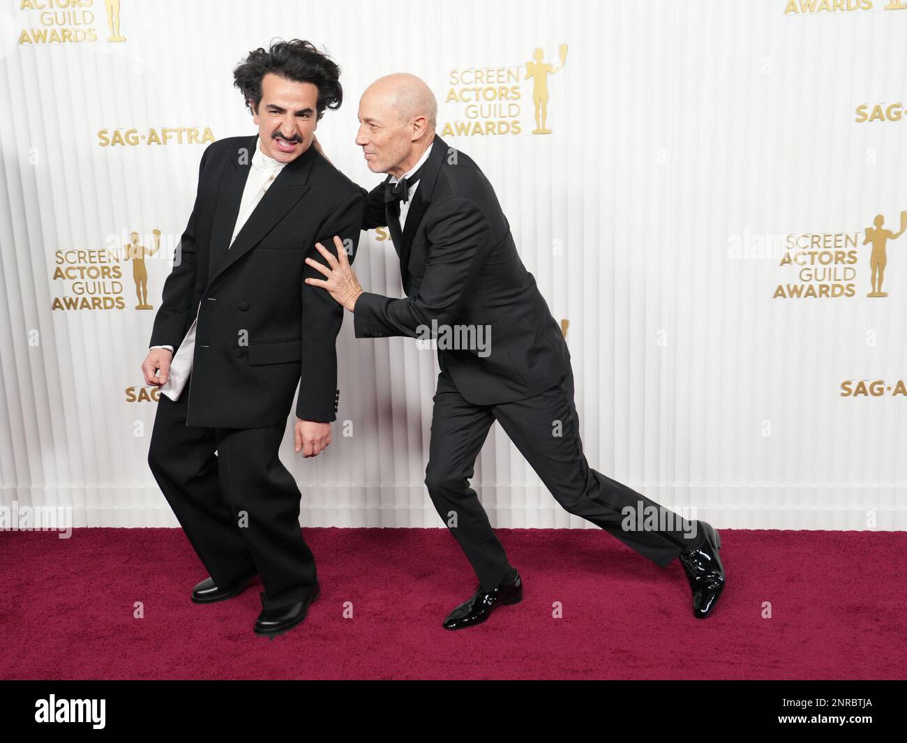 Los Angeles, USA. 26th Feb, 2023. Francesco Zecca and Jon Gries arrive ...