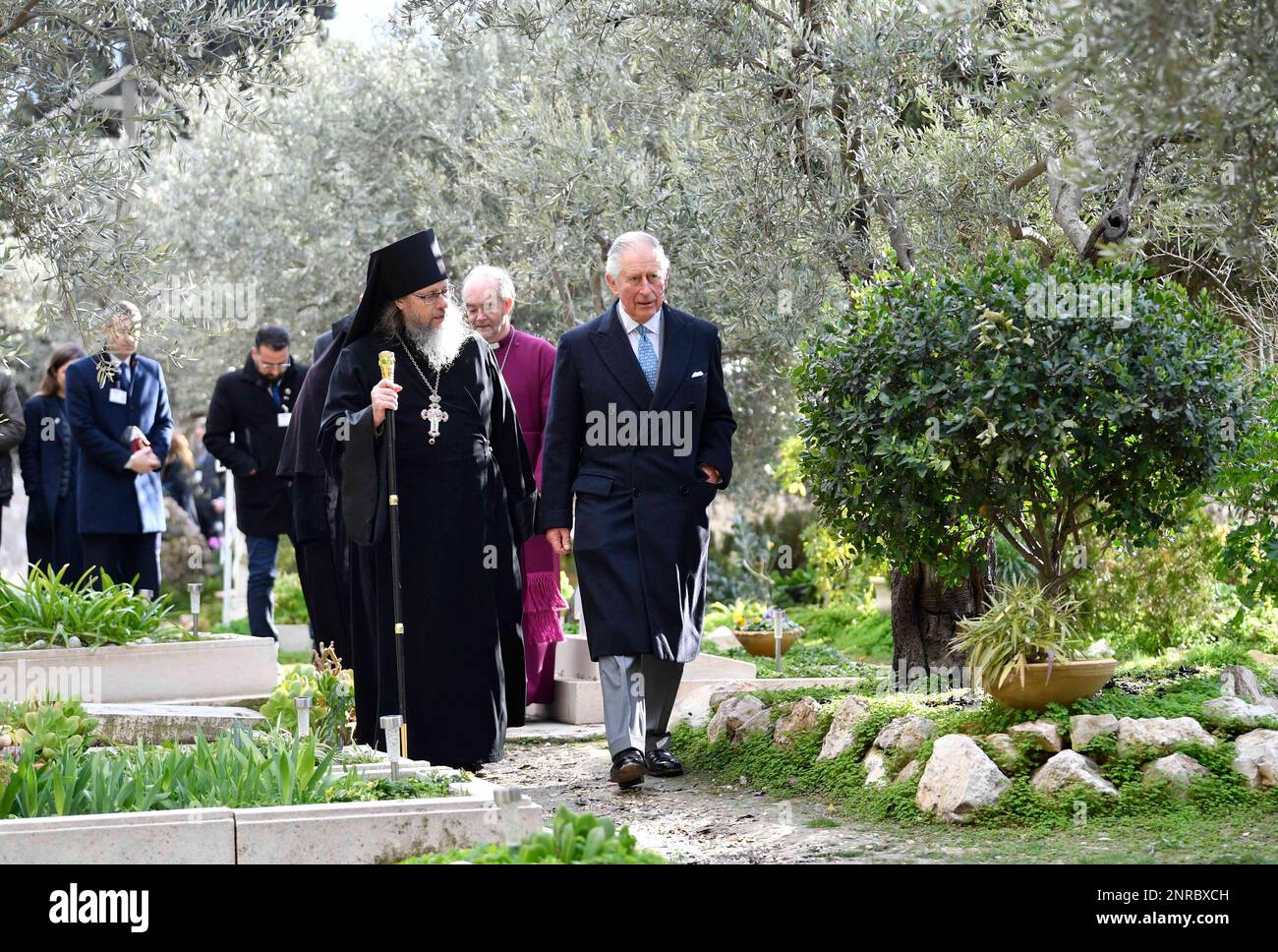 Britain's Prince Charles, center, with Head of the Russian ...