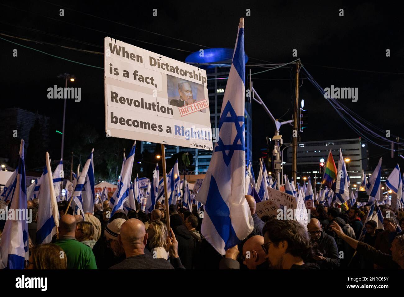 Benjamin netanyahu poster hi-res stock photography and images - Alamy