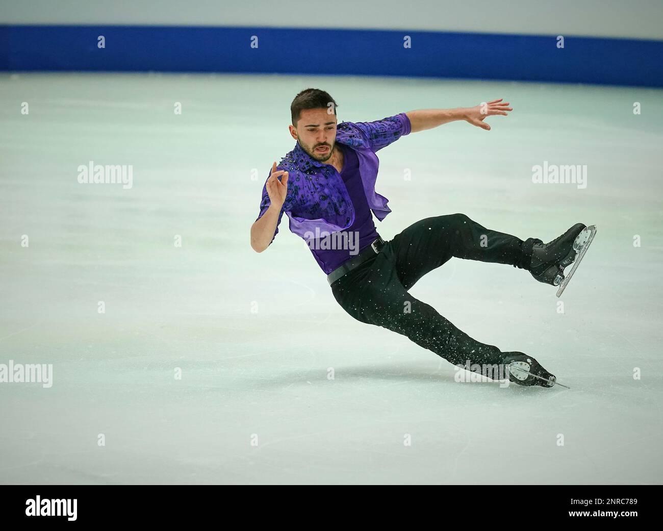 January 22, 2020: Kevin Aymoz of France during Short Programme for Men ...