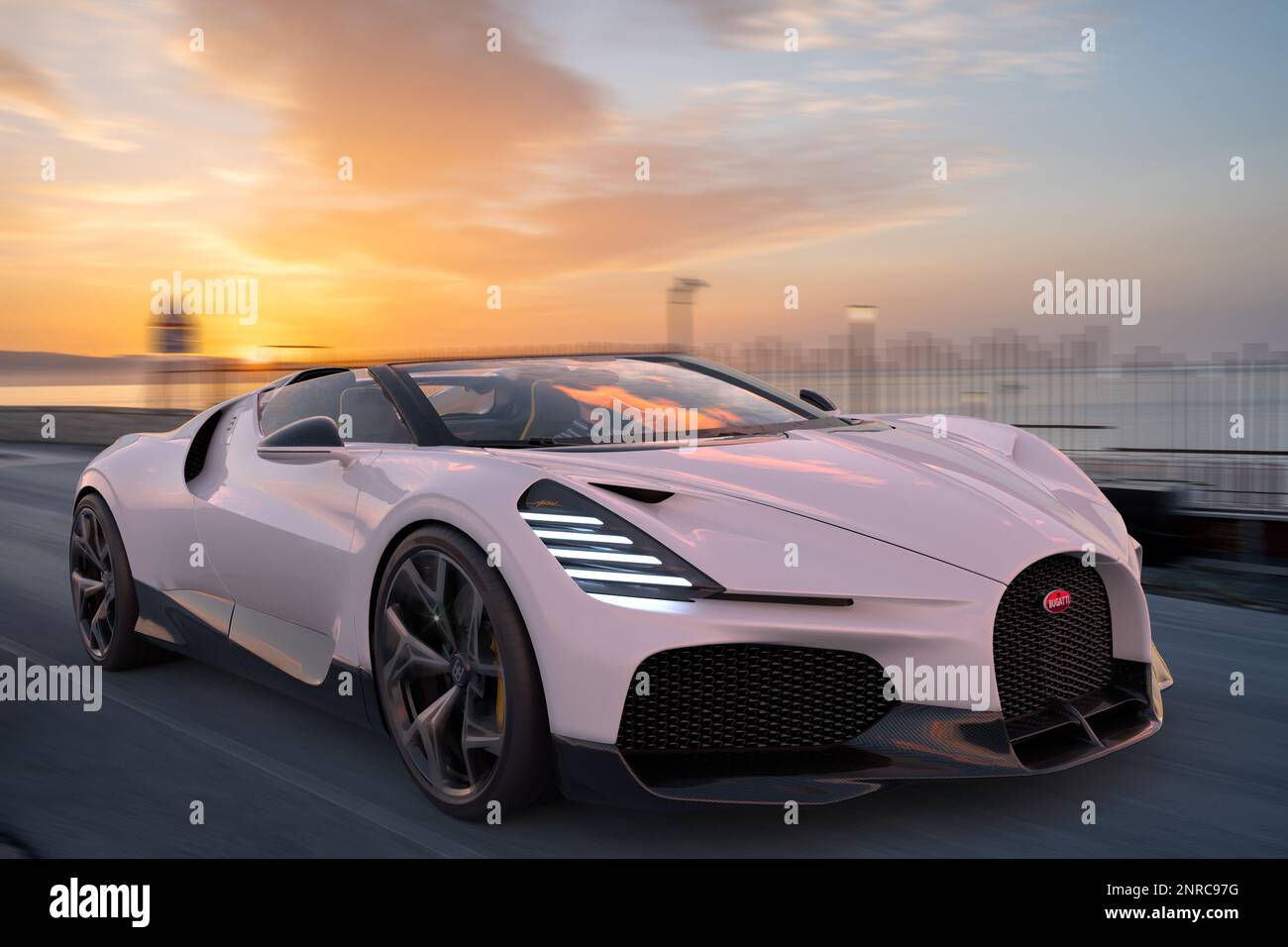 BUGATTI W16 MISTRAL – The ultimate Roadster Stock Photo - Alamy