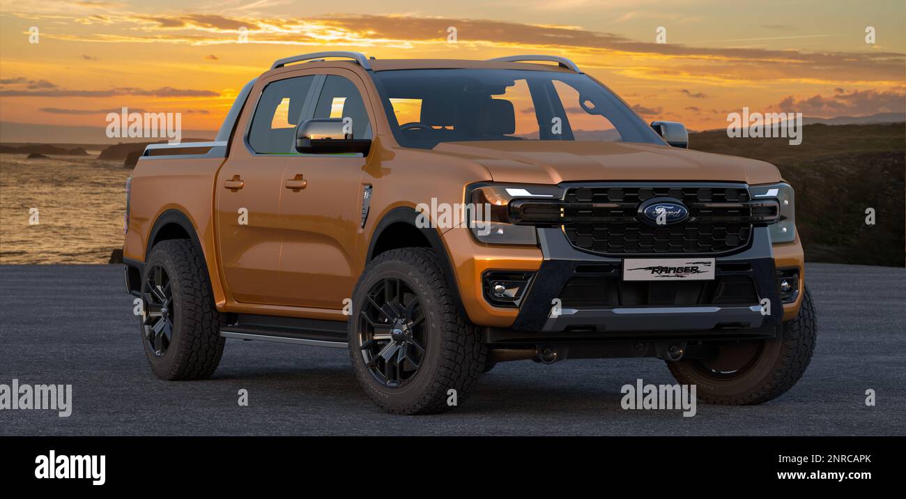 New Ford Ranger Wildtrack Stock Photo - Alamy