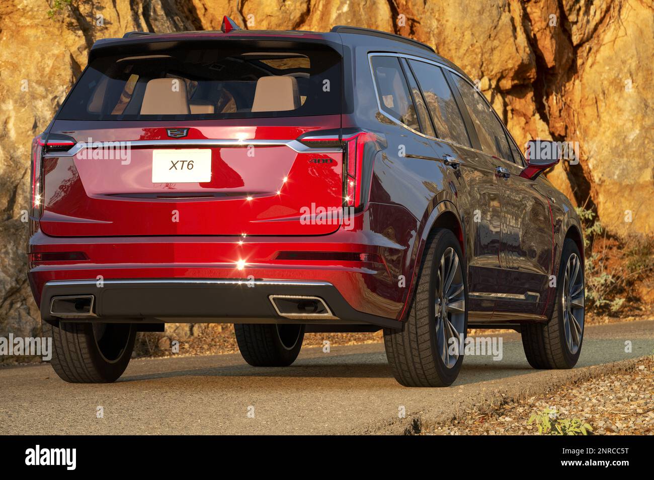 Cadillac XT6.Luxury Mid-Size SUV Stock Photo - Alamy