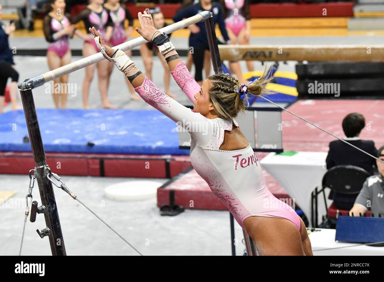 January 18, 2020, Philadelphia, Pennsylvania, U.S: Temple Owls gymnast ...