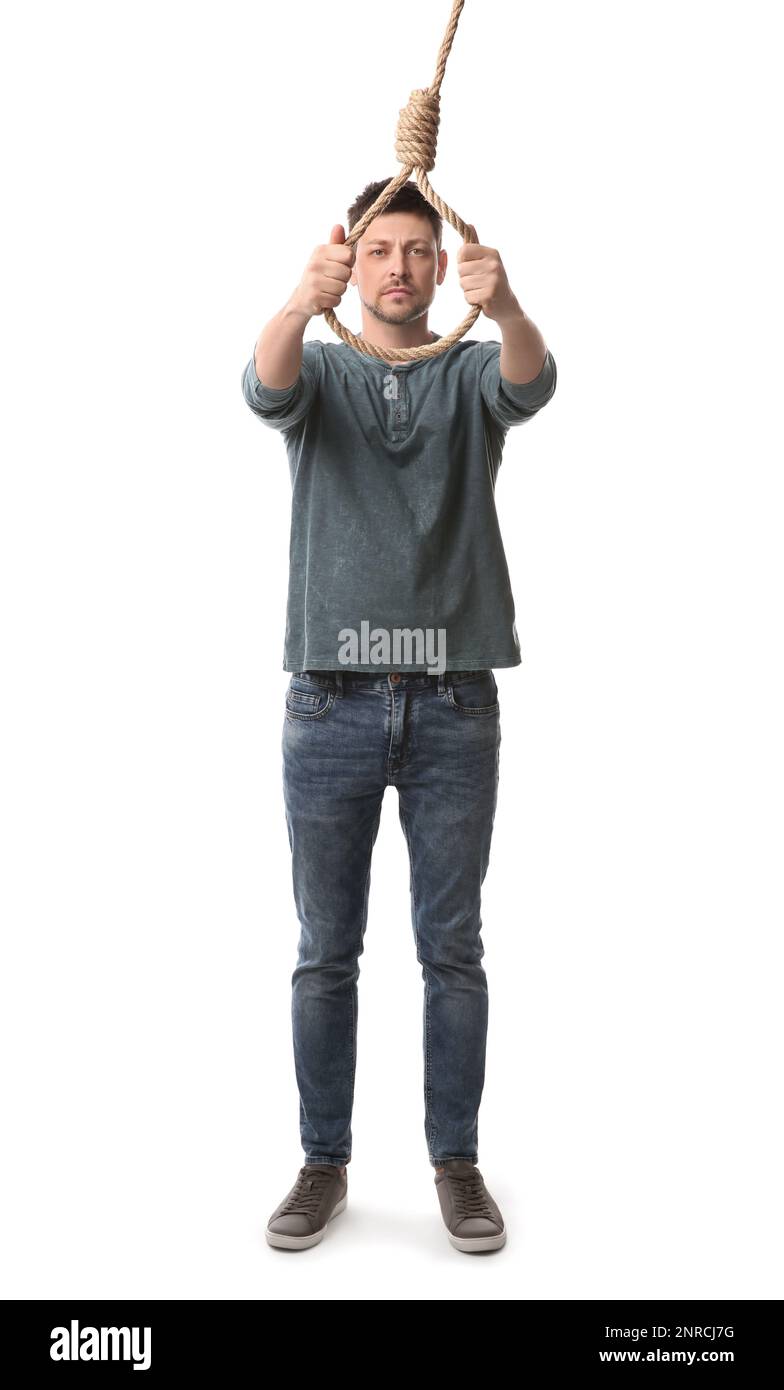 Man desperate depressed guy Cut Out Stock Images & Pictures - Alamy
