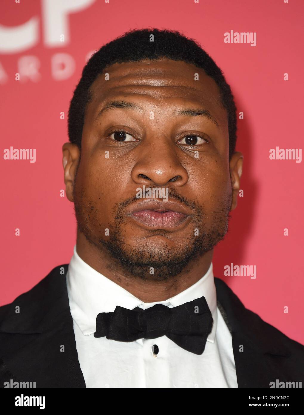 Jonathan Majors arriving to the 54th NAACP Image Awards held at the ...