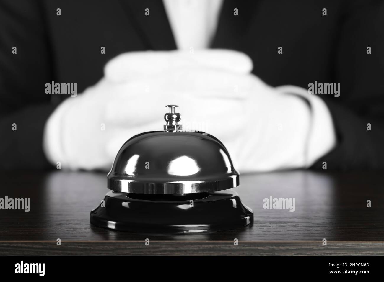 Customer service desk black and white hi-res stock photography and ...