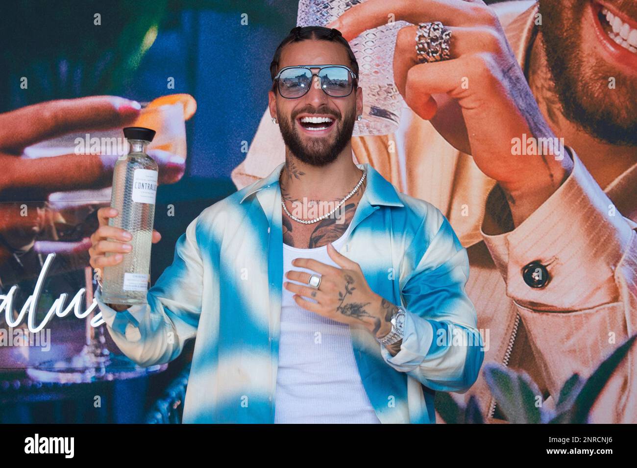 Maluma attends the South Beach Wine & Food Festival on Sunday, Feb. 26 ...