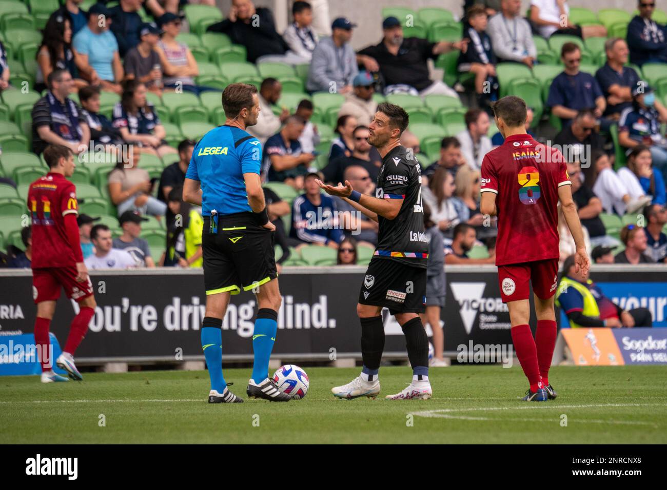 AAMI Park, Melbourne, Australia. 26 February, 2023. Bruno Fornaroli has ...