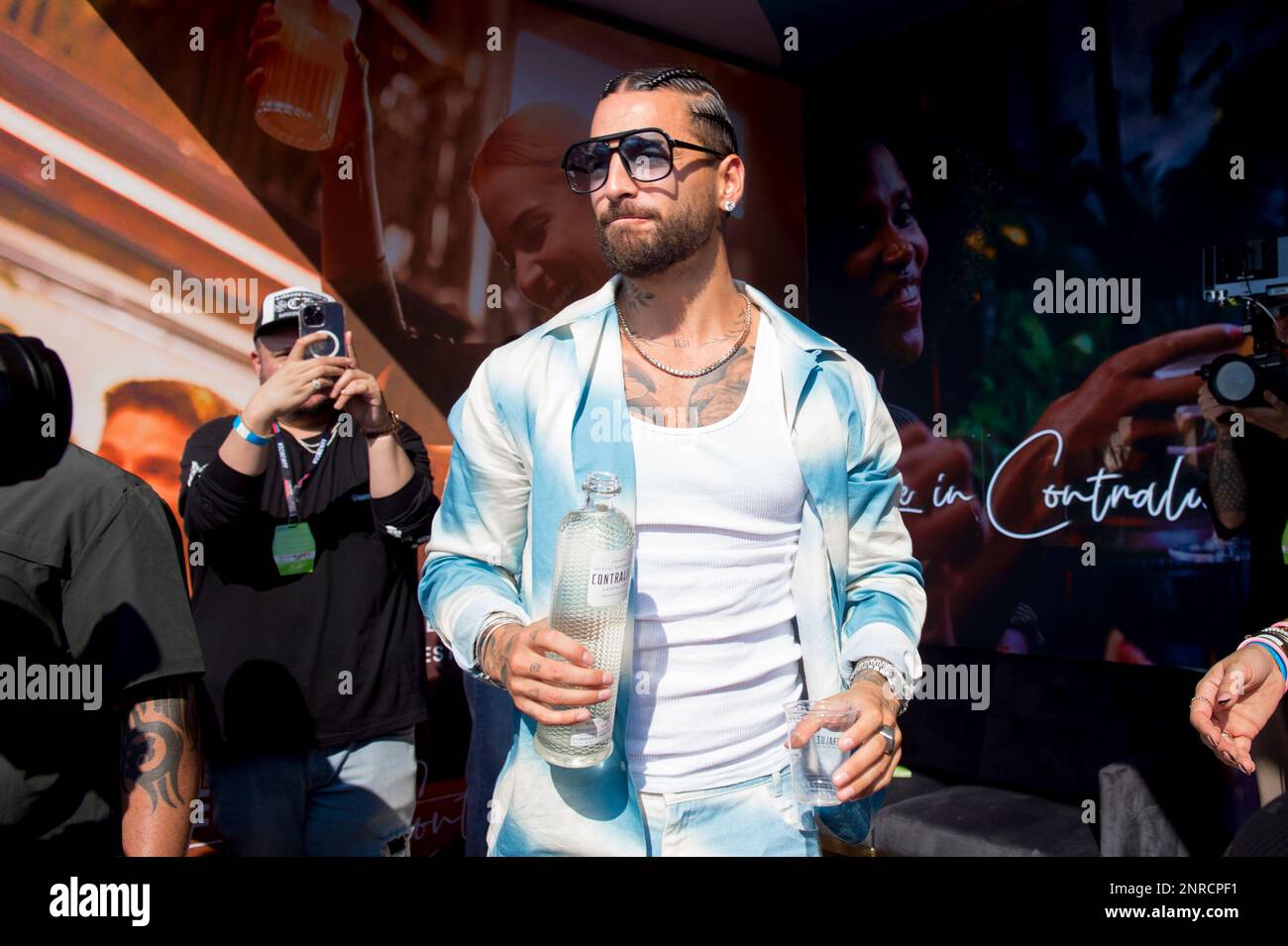 Maluma attends the South Beach Wine & Food Festival on Sunday, Feb. 26 ...