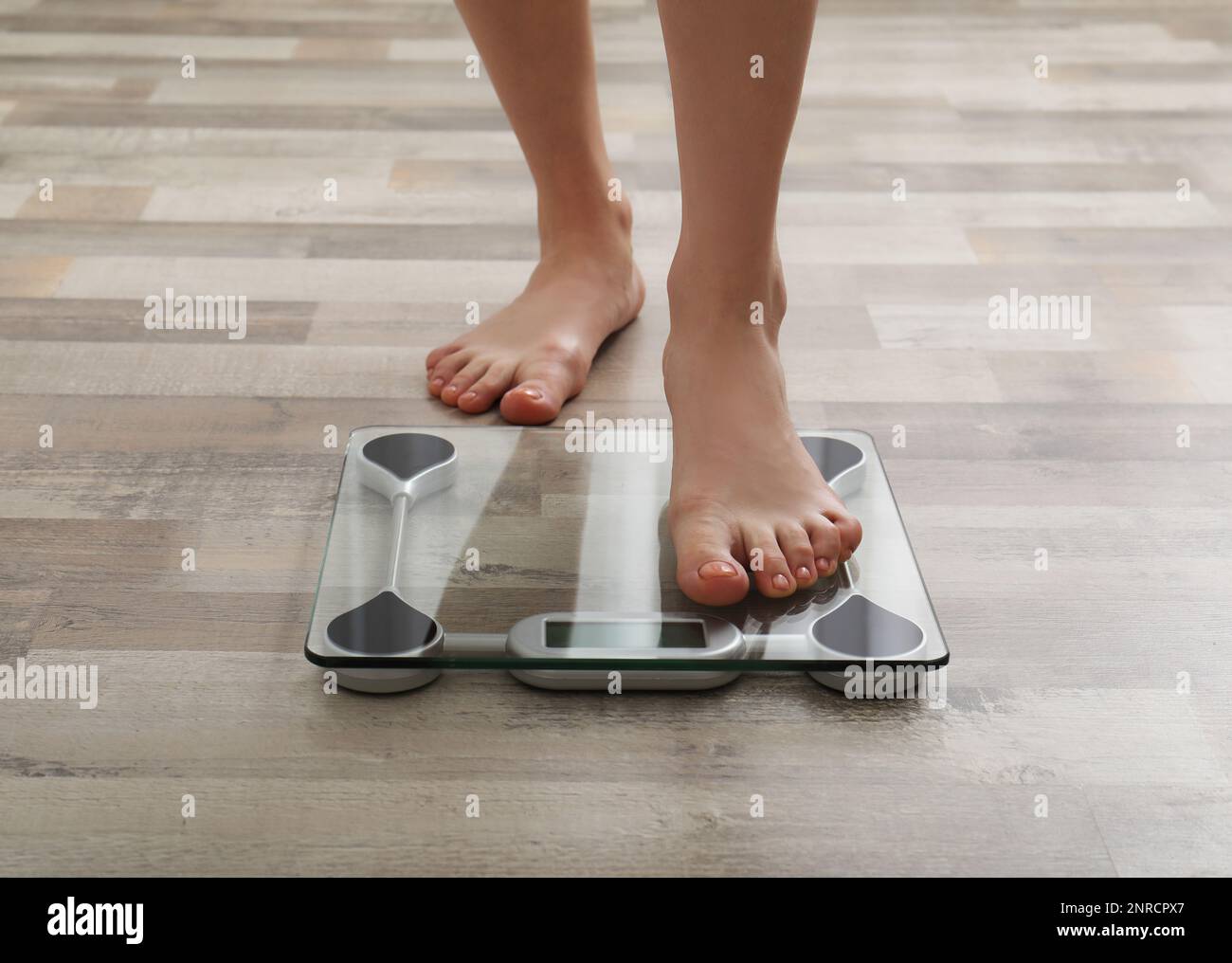 Feet standing on glass floor hi-res stock photography and images - Alamy