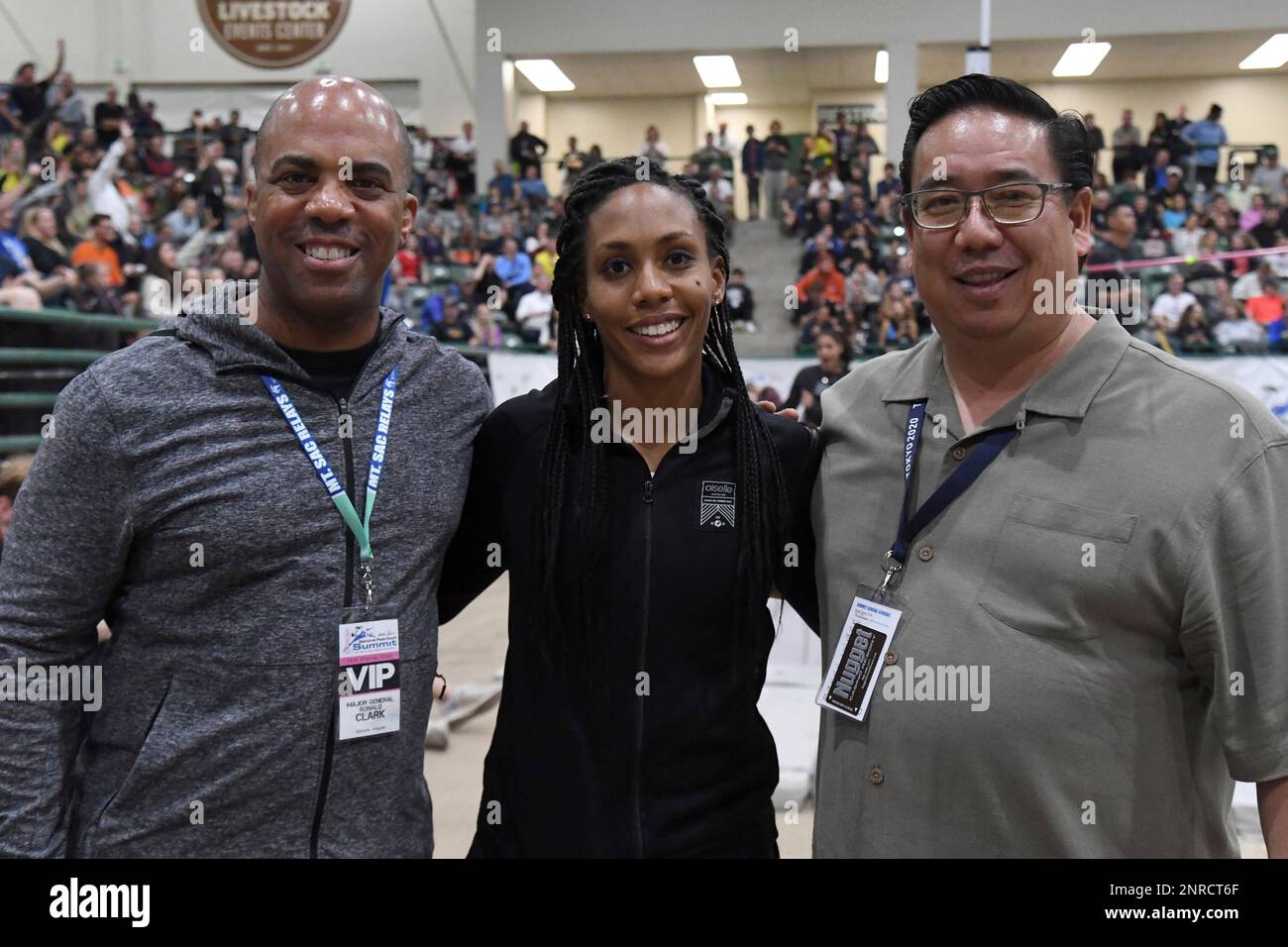United States Army major general Ronald Clark (Ronald P. Clark), left ...