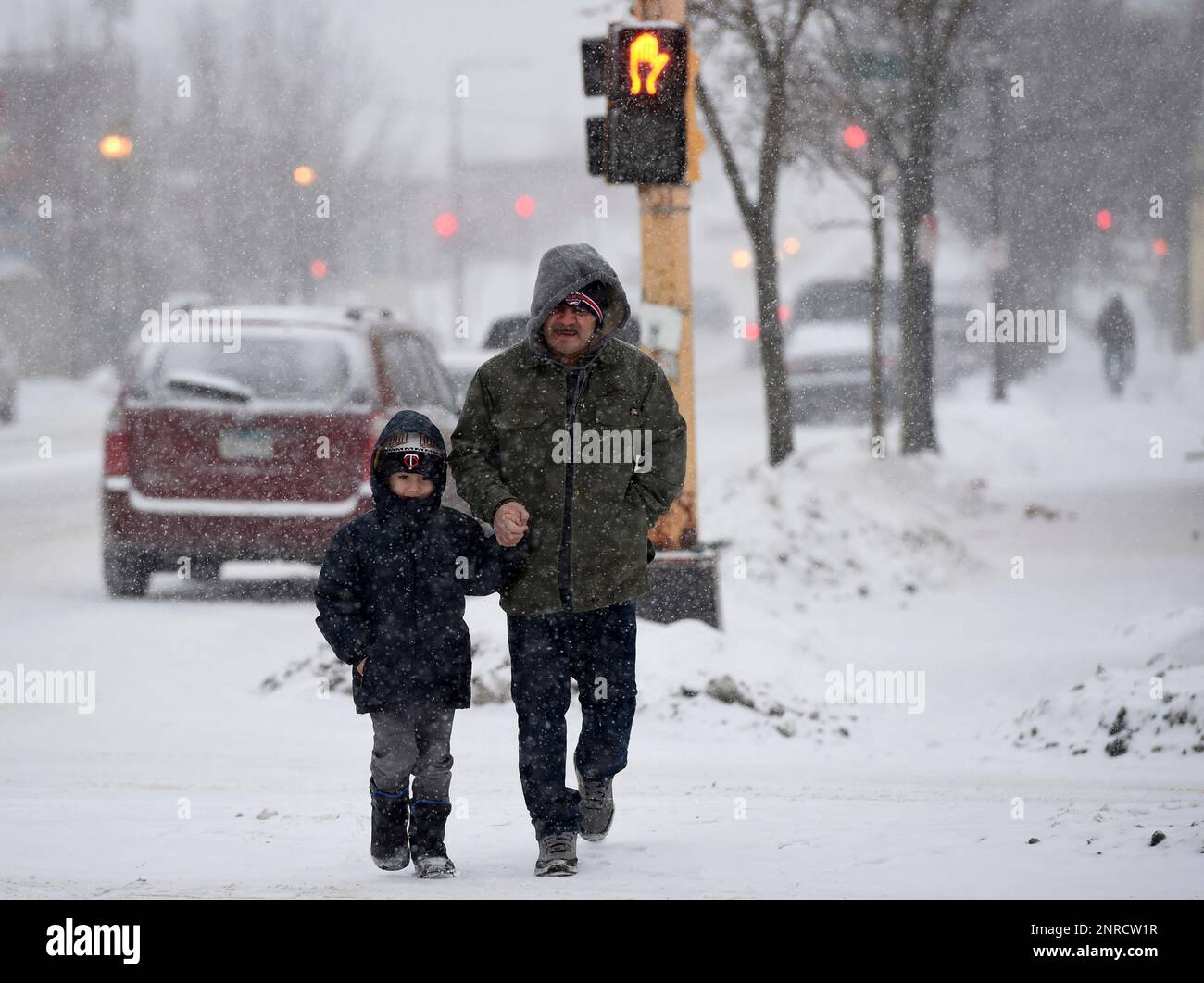 Wearing their Minnesota Twins hats, Jimmy Cordova and his grandpa ...