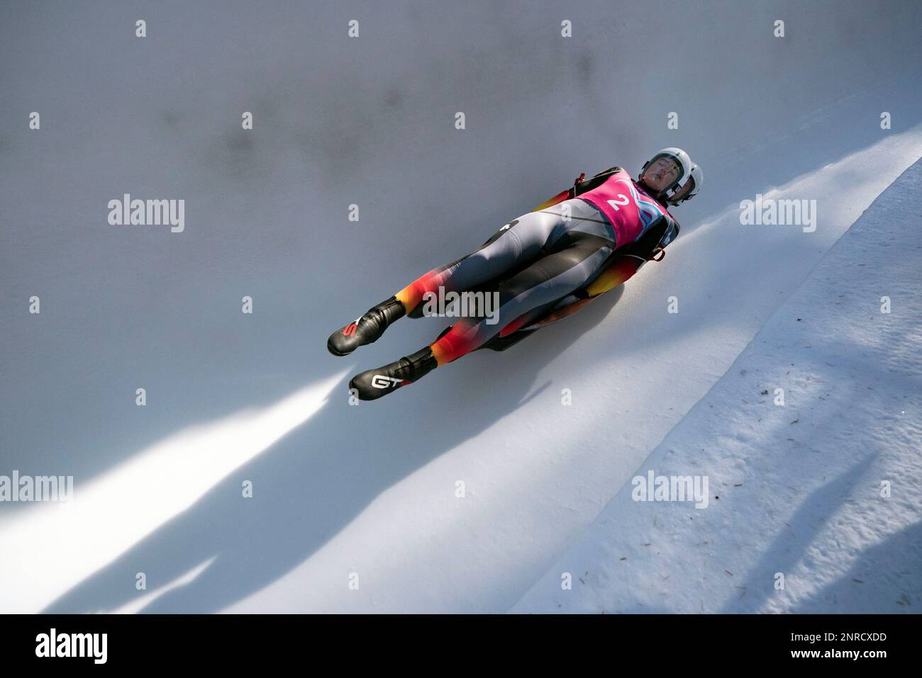 Moritz Jaeger, and Valentin Steudte, of Germany, compete in the men's ...
