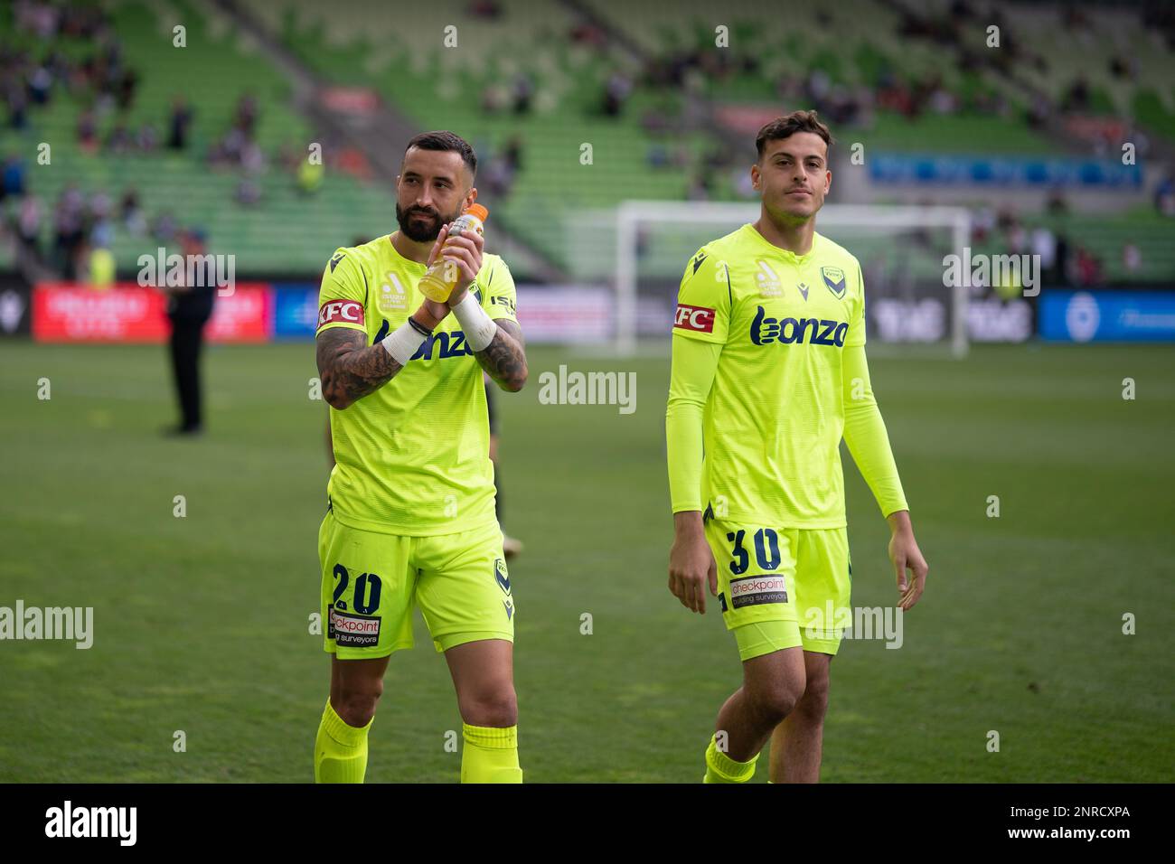 AAMI Park, Melbourne, Australia. 26 February, 2023. (Left to Right ...