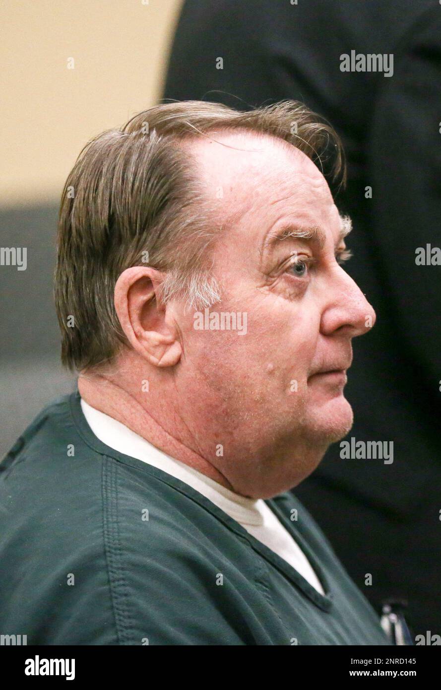 Jerry Burns enters the courtroom during the continuation of a ...