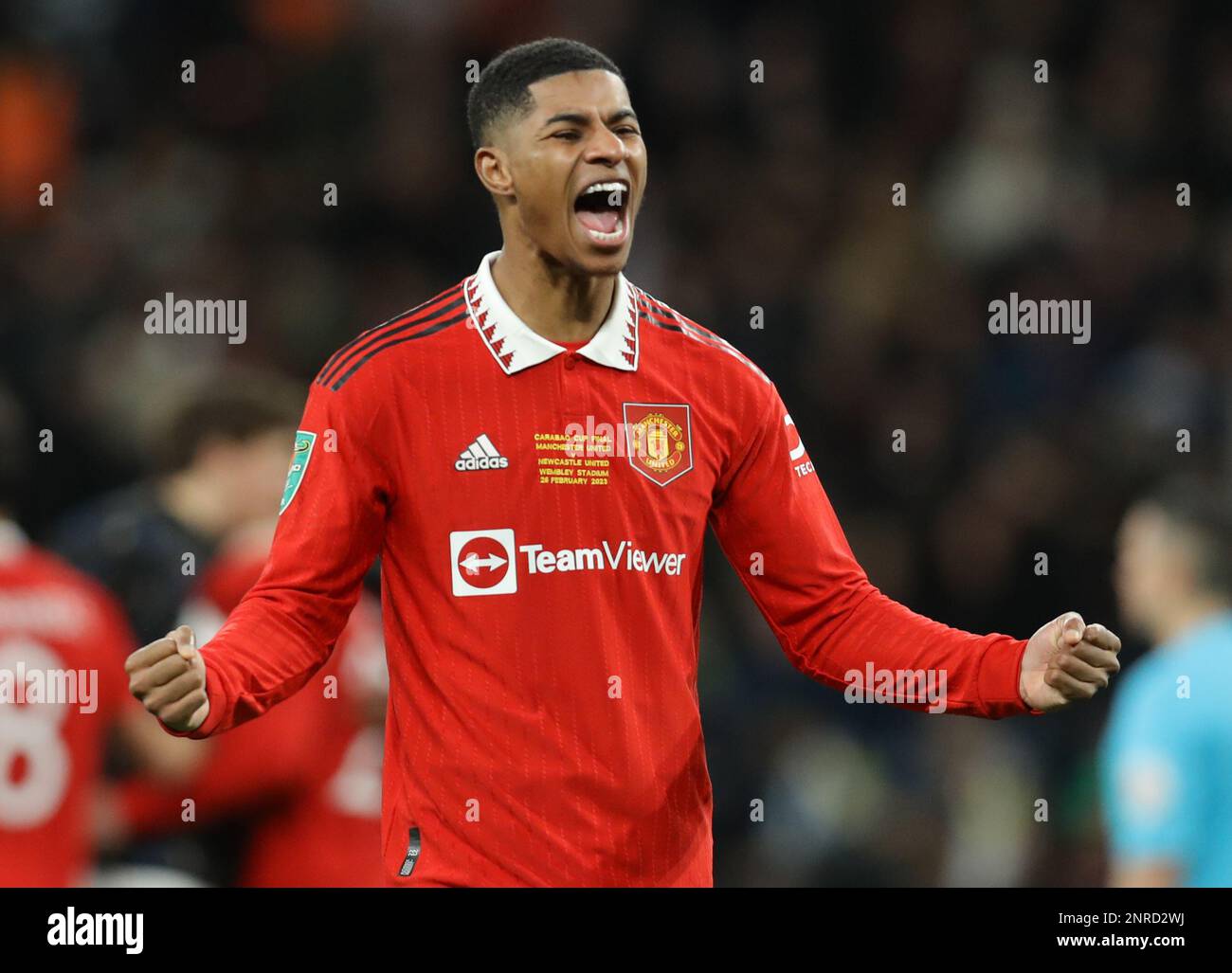 Marcus rashford 2023 celebrates hi-res stock photography and images - Alamy