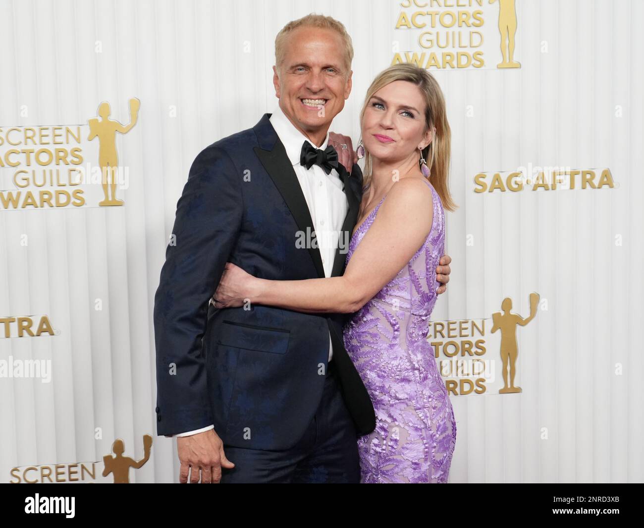 Patrick Fabian and Rhea Seehorn arrive at the 29th Annual Screen Actors ...