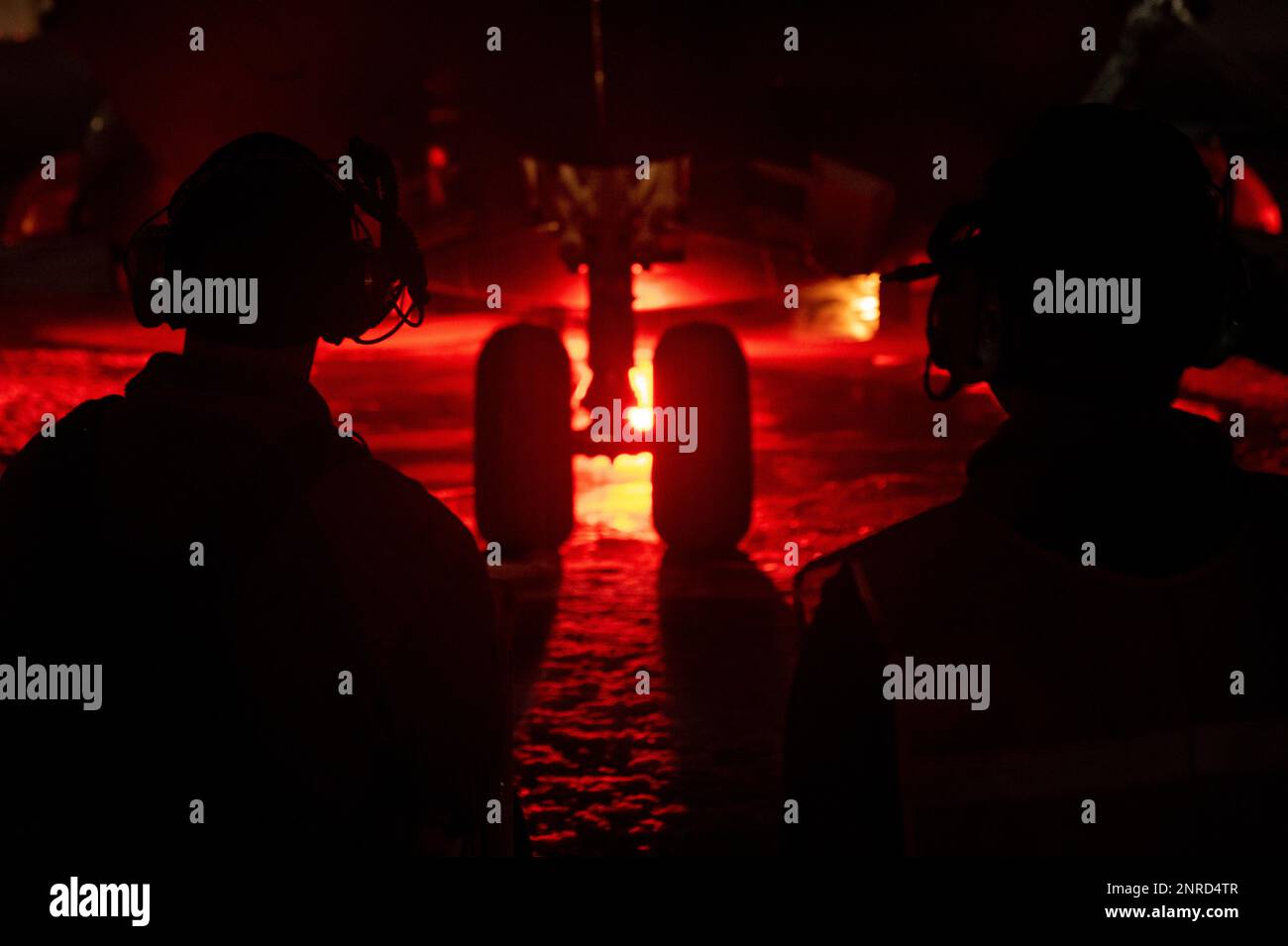 Airmen assigned to the 703rd Aircraft Maintenance Squadron prepare a ...