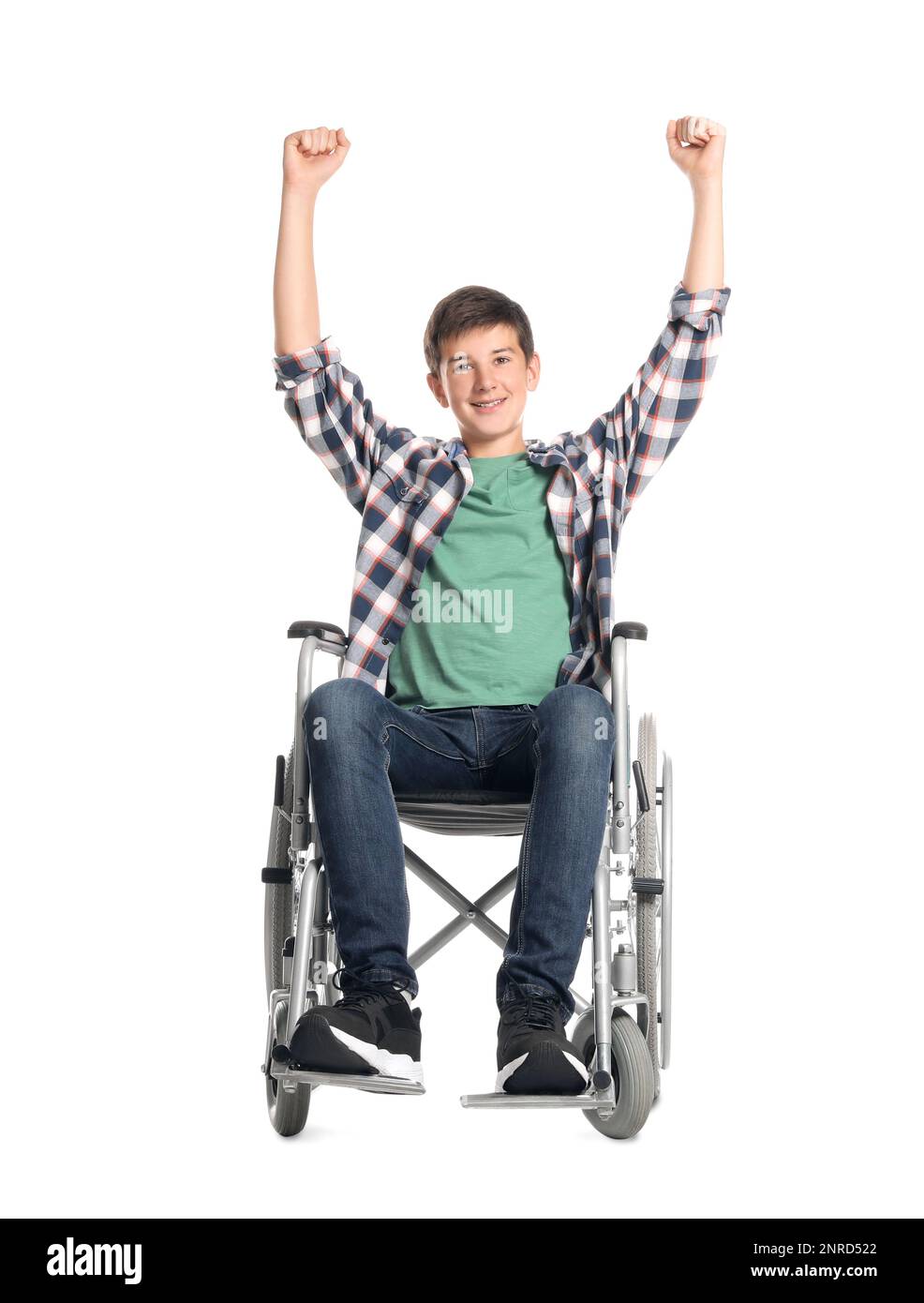 Teen patient in wheelchair hi-res stock photography and images - Alamy