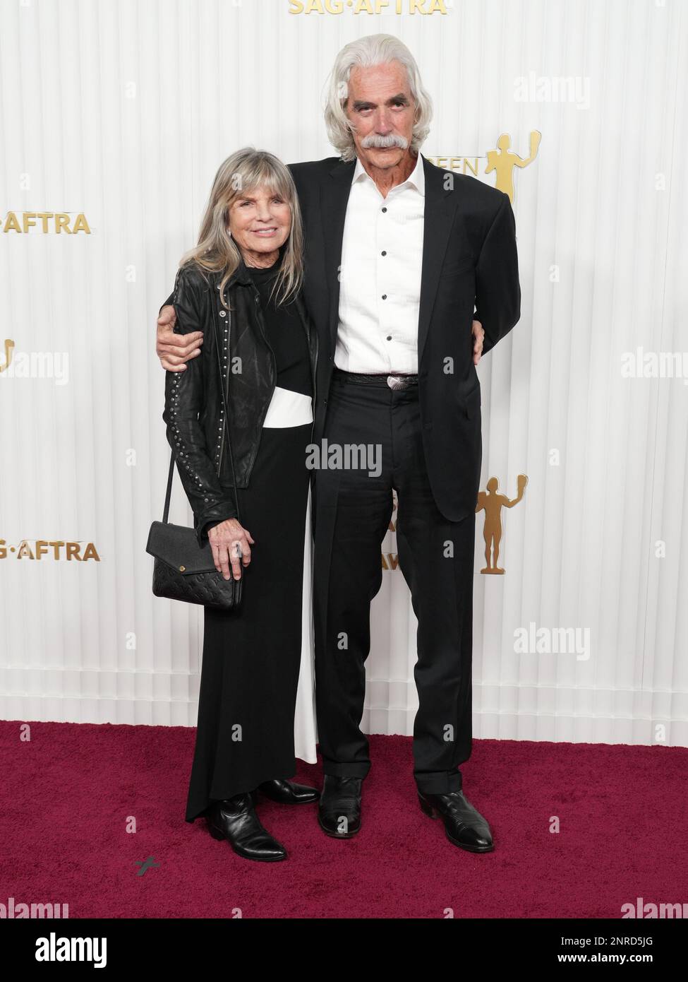 Los Angeles, USA. 26th Feb, 2023. Katharine Ross and Sam Elliott arrive ...