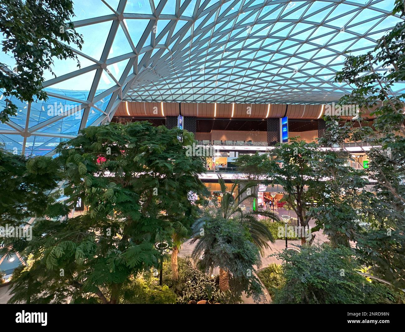Qatar airport garden hi-res stock photography and images - Alamy