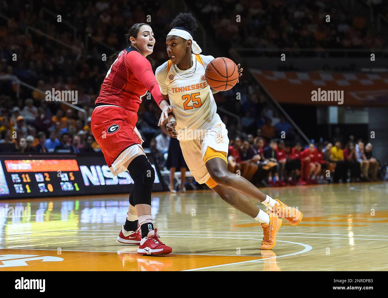 KNOXVILLE, TN - JANUARY 12: Tennessee Lady Vols guard Jordan Horston ...