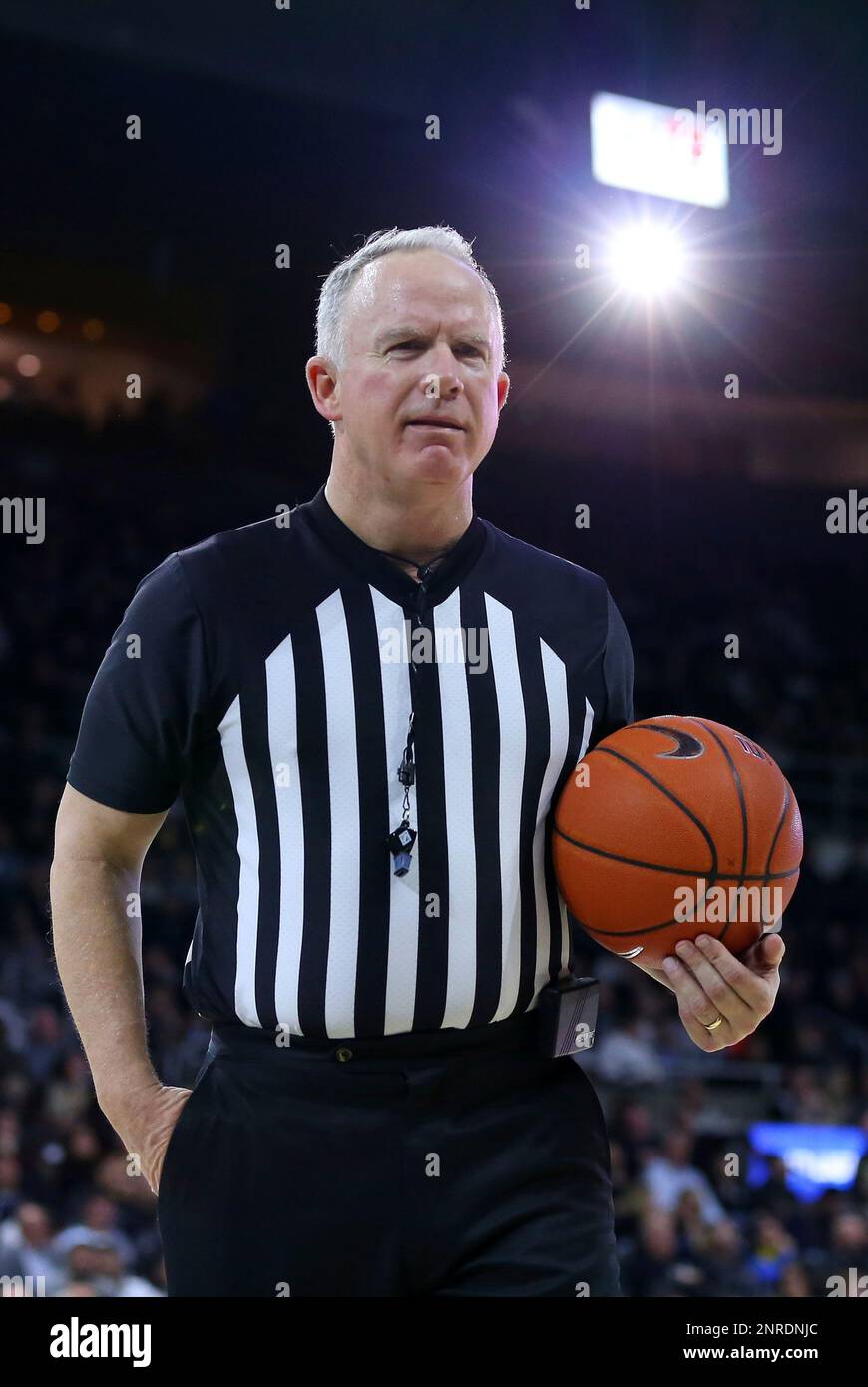 PROVIDENCE, RI - JANUARY 10: Referee John Gaffney during a college ...
