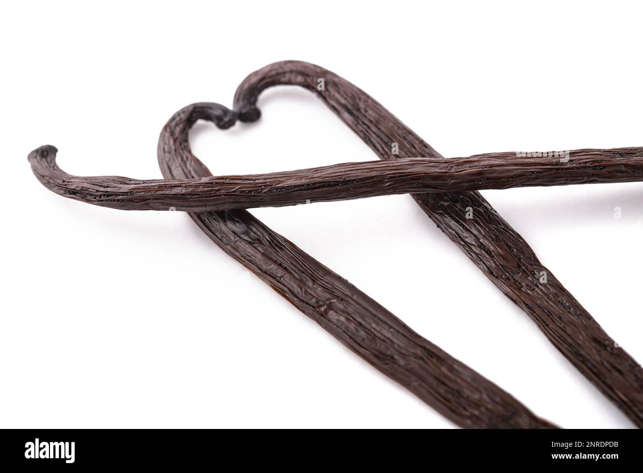 Vanilla sticks isolated on white background Stock Photo - Alamy