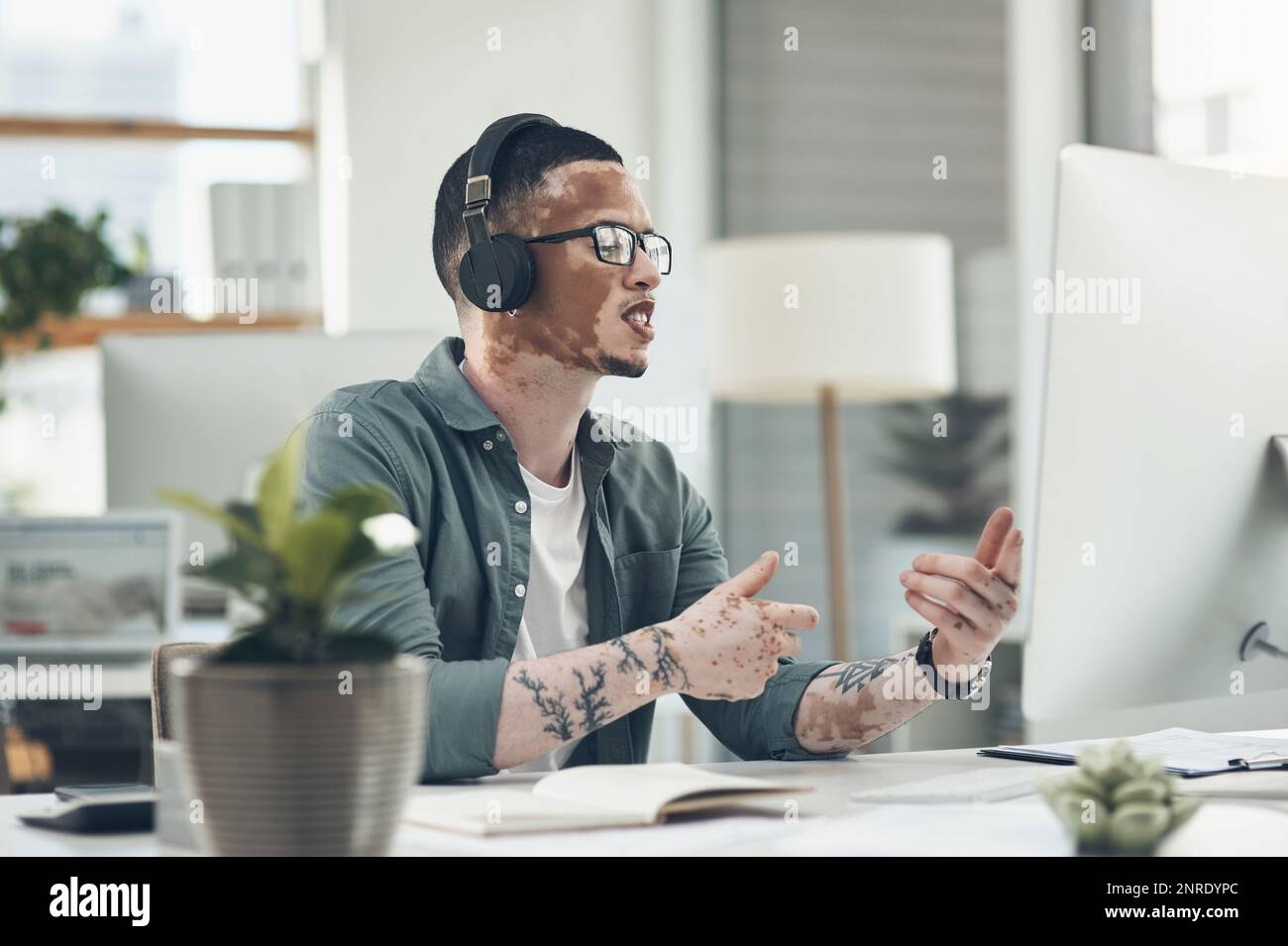 All progress takes place outside the comfort zone. a young business ...