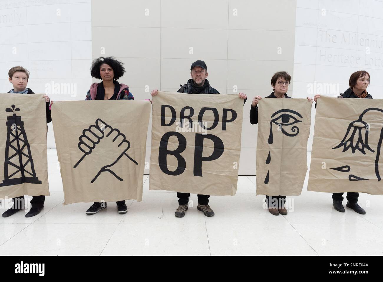 British Museum, London, UK. 25 February, 2023. Climate activists from ...