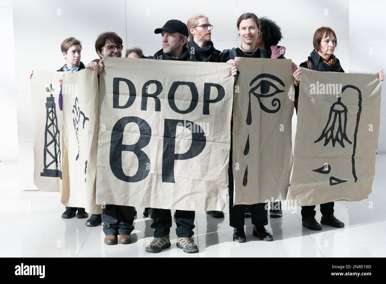 British Museum, London, UK. 25 February, 2023. Climate activists from ...