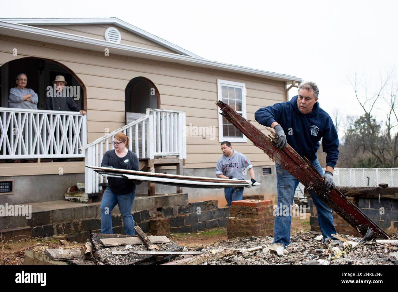 In a Saturday, Jan. 4, 2020 photo, Steve Owen from the Monelison Fire ...