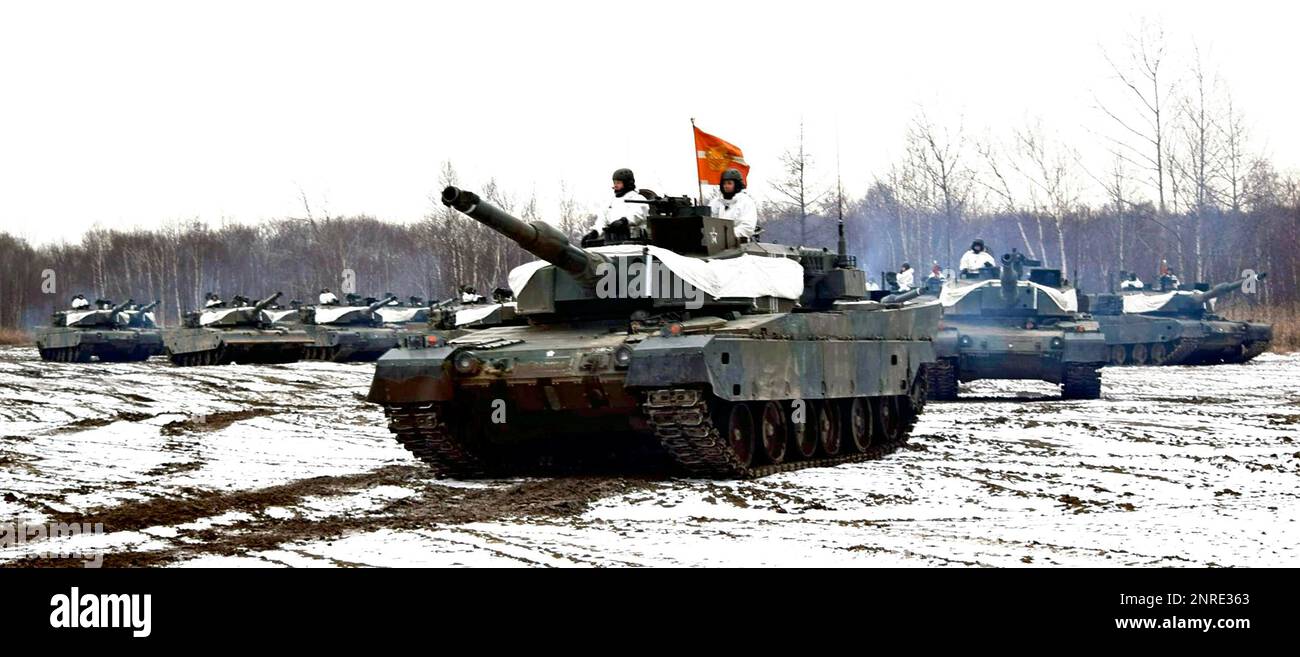 Japan Ground Self Defense Forces conducts its first battle tanks ...