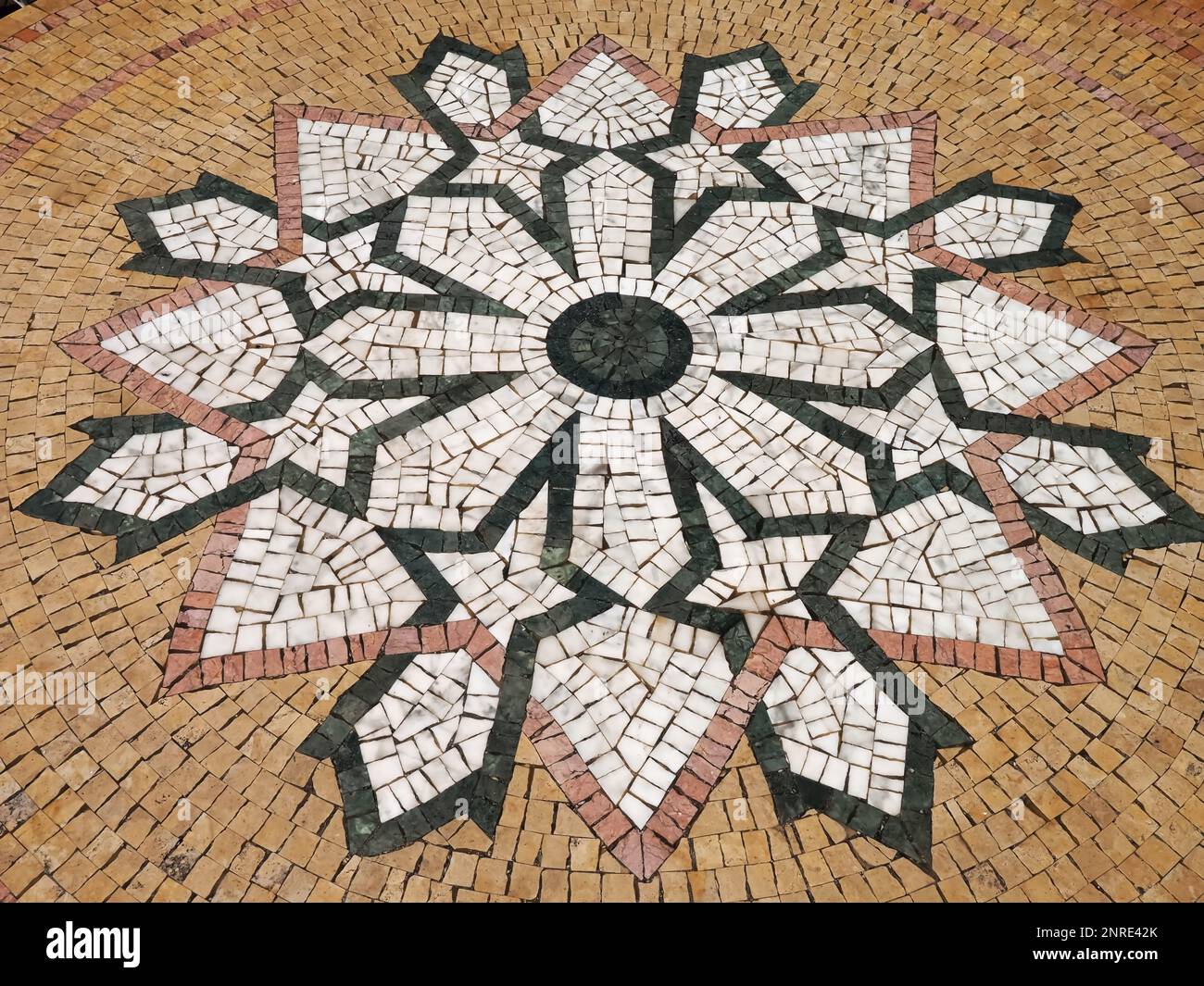 Beautiful mosaic from tiles on a table Stock Photo - Alamy