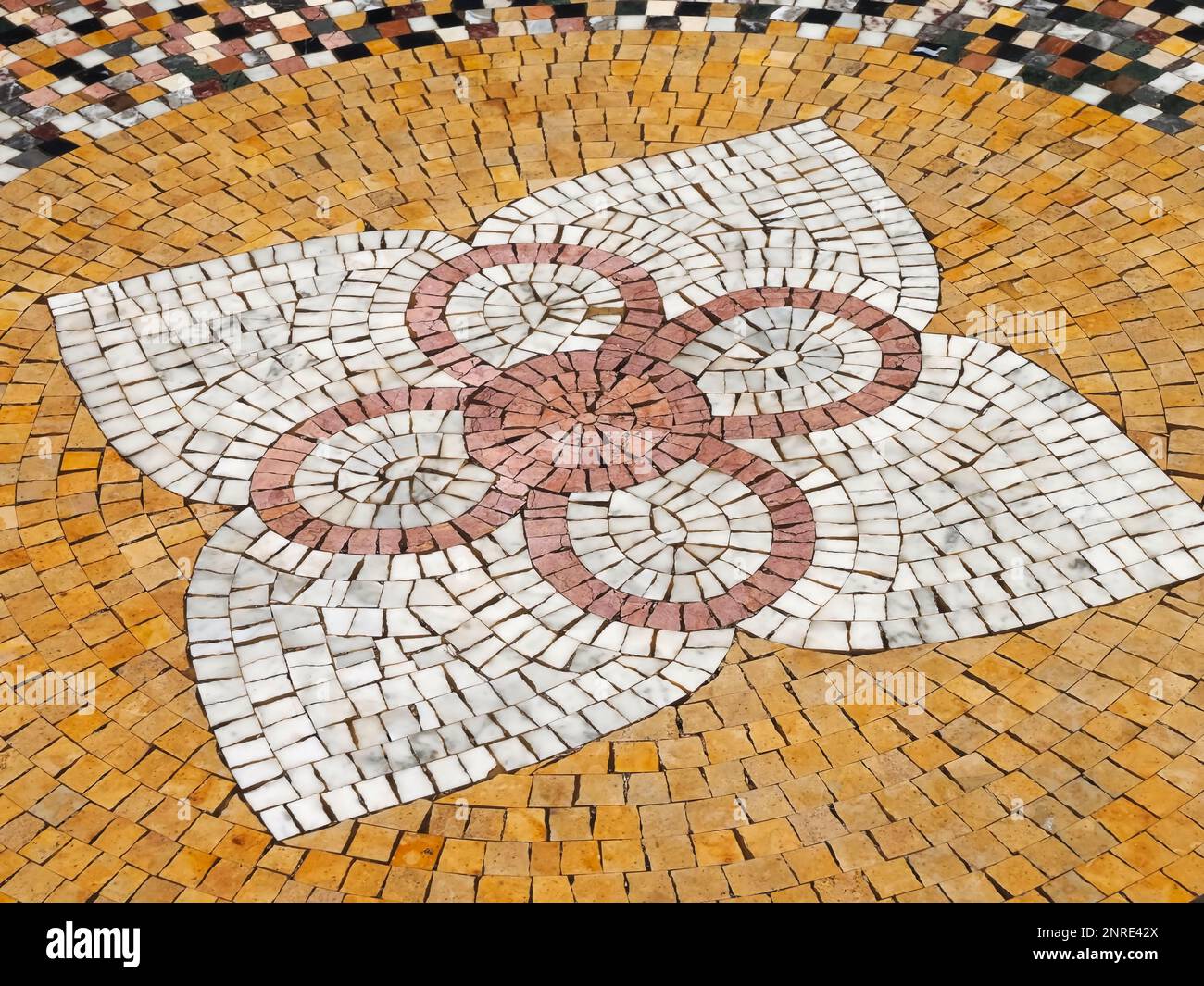Beautiful mosaic from tiles on a table Stock Photo - Alamy