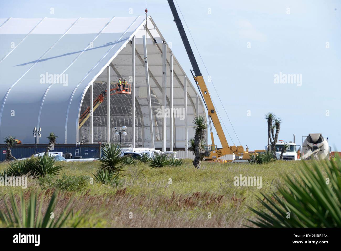 Construction continues at Boca Chica, Texas at SpaceX's Starship ...
