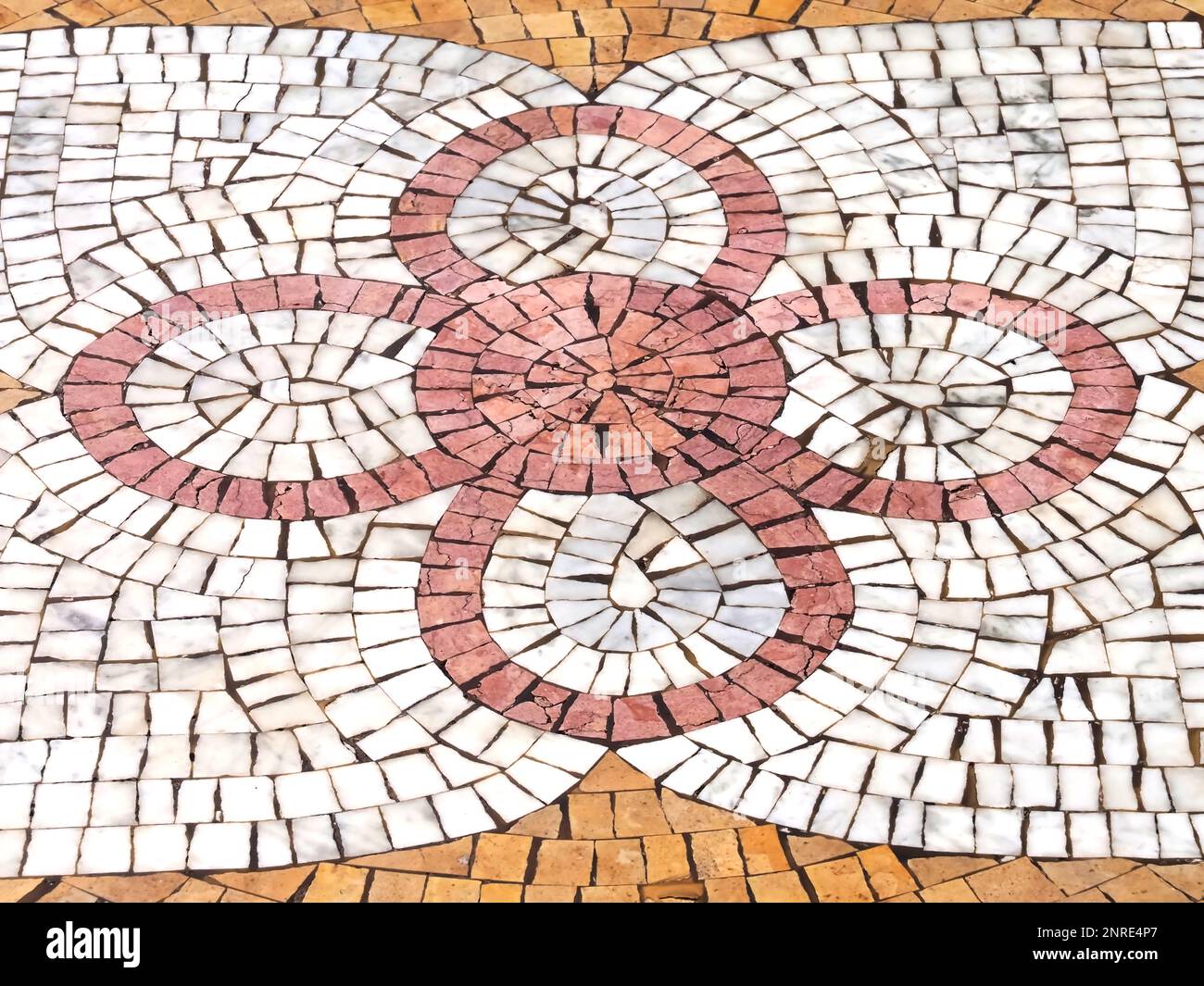 Beautiful mosaic from tiles on a table Stock Photo - Alamy