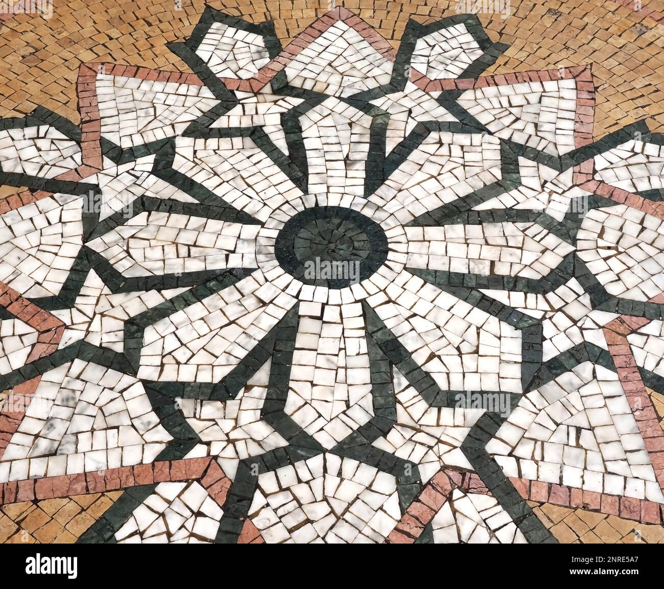 Beautiful mosaic from tiles on a table Stock Photo - Alamy