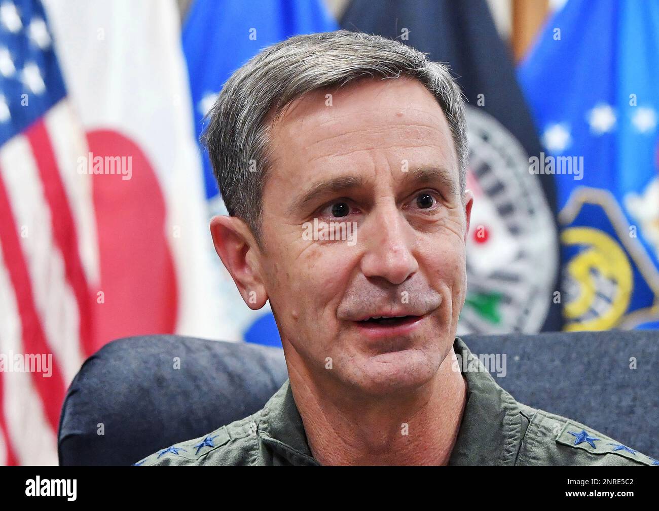 United States Forces Japan (USFJ) Commander KEVIN SCHNEIDER speaks ...