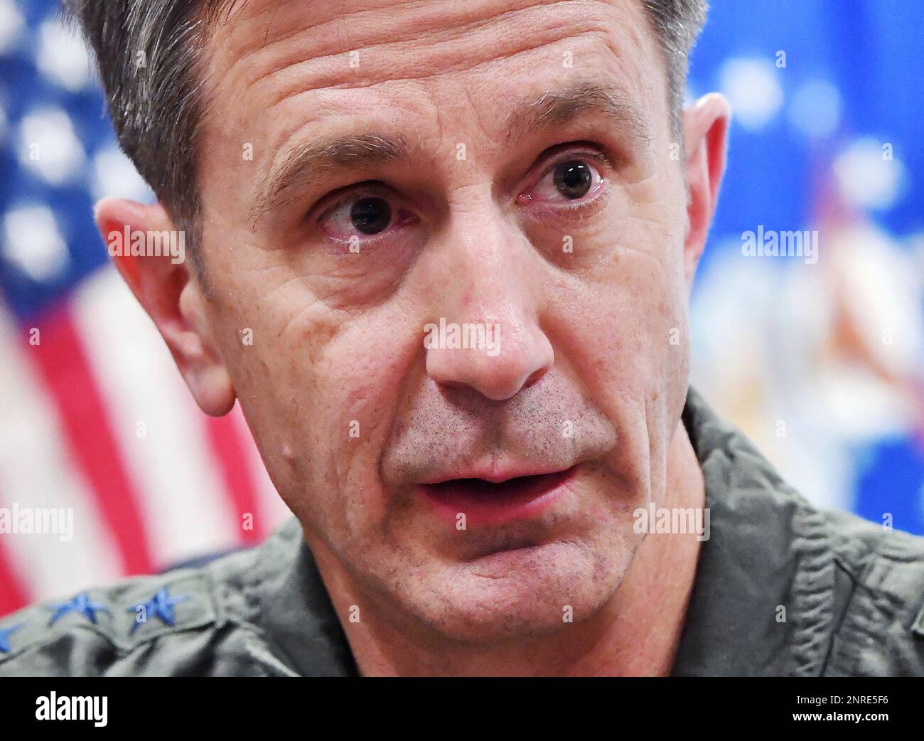 United States Forces Japan (USFJ) Commander KEVIN SCHNEIDER speaks ...