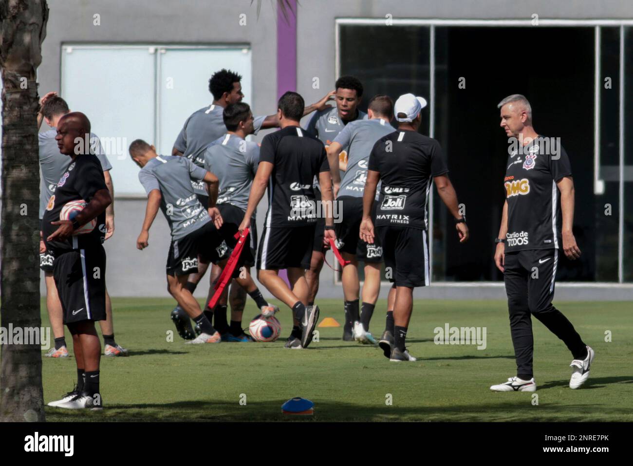 SP - Sao Paulo - 01/06/2020 - Corinthians training - Tiago Nunes (d ...