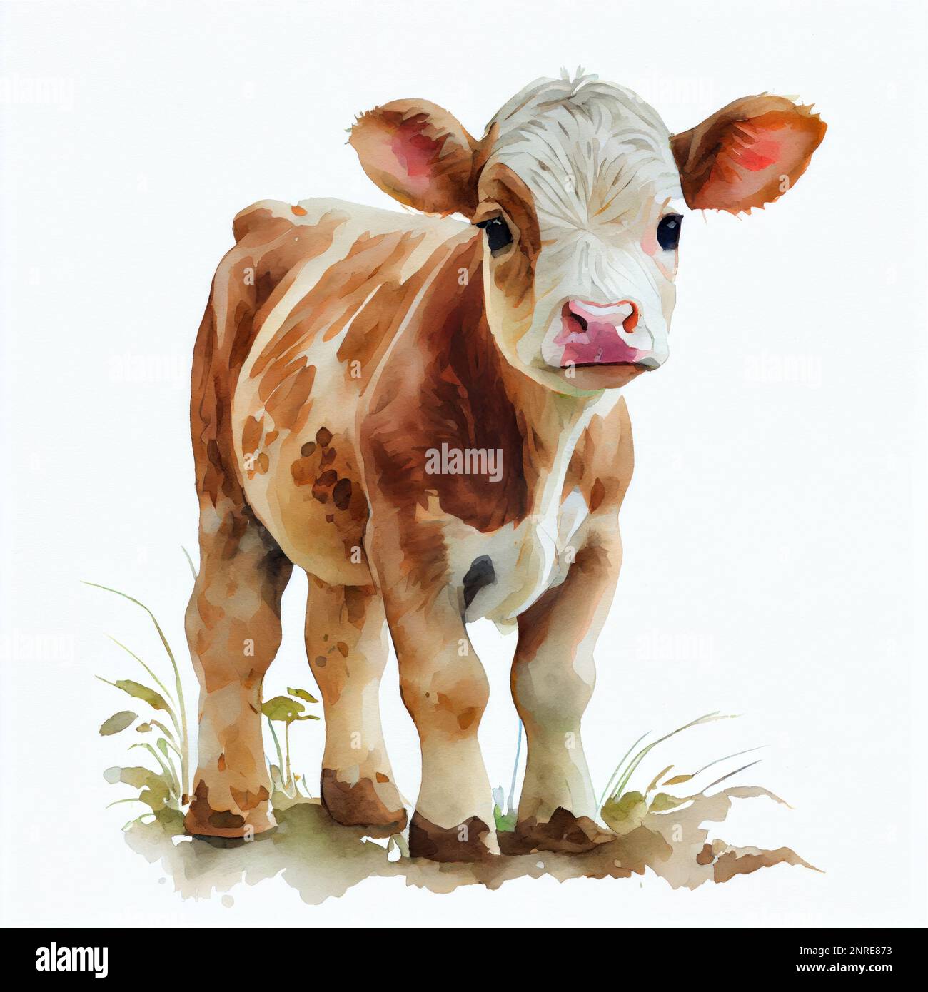 Calf looking Cut Out Stock Images & Pictures - Alamy